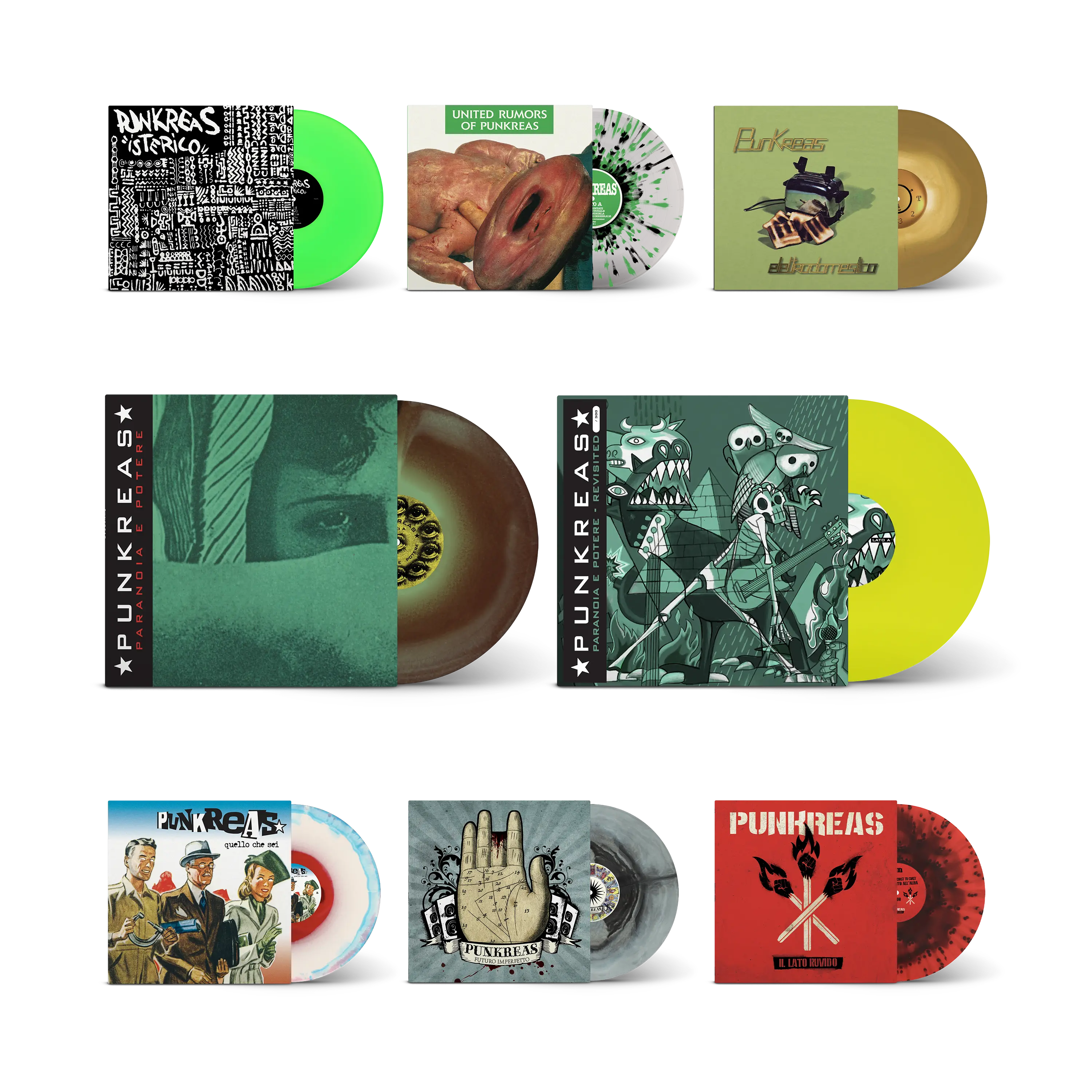 Punkreas Bundle - Set Completo Vinili – Rude Records Shop