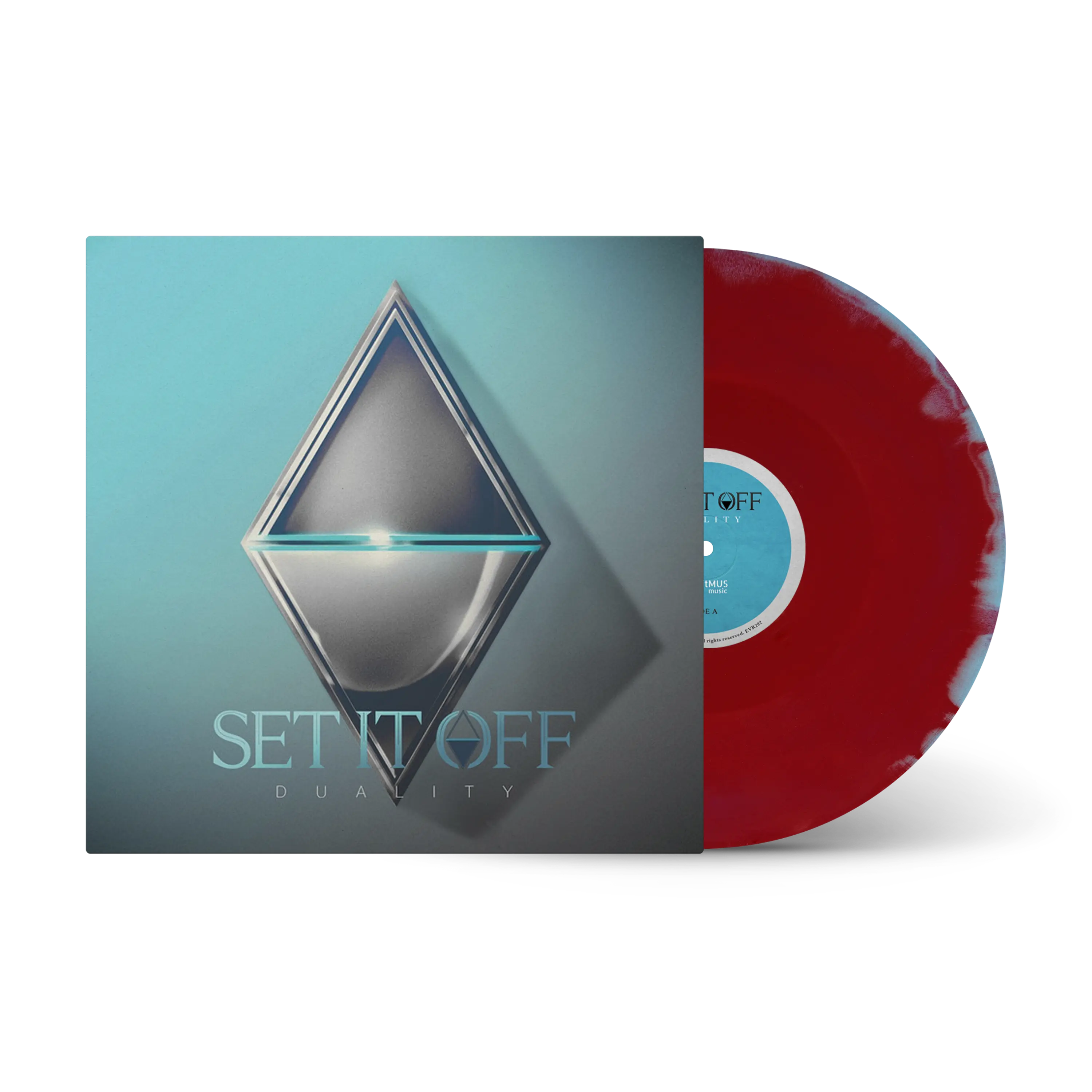 Duality Oxblood & Light Blue A/B Side LP – Rude Records Shop